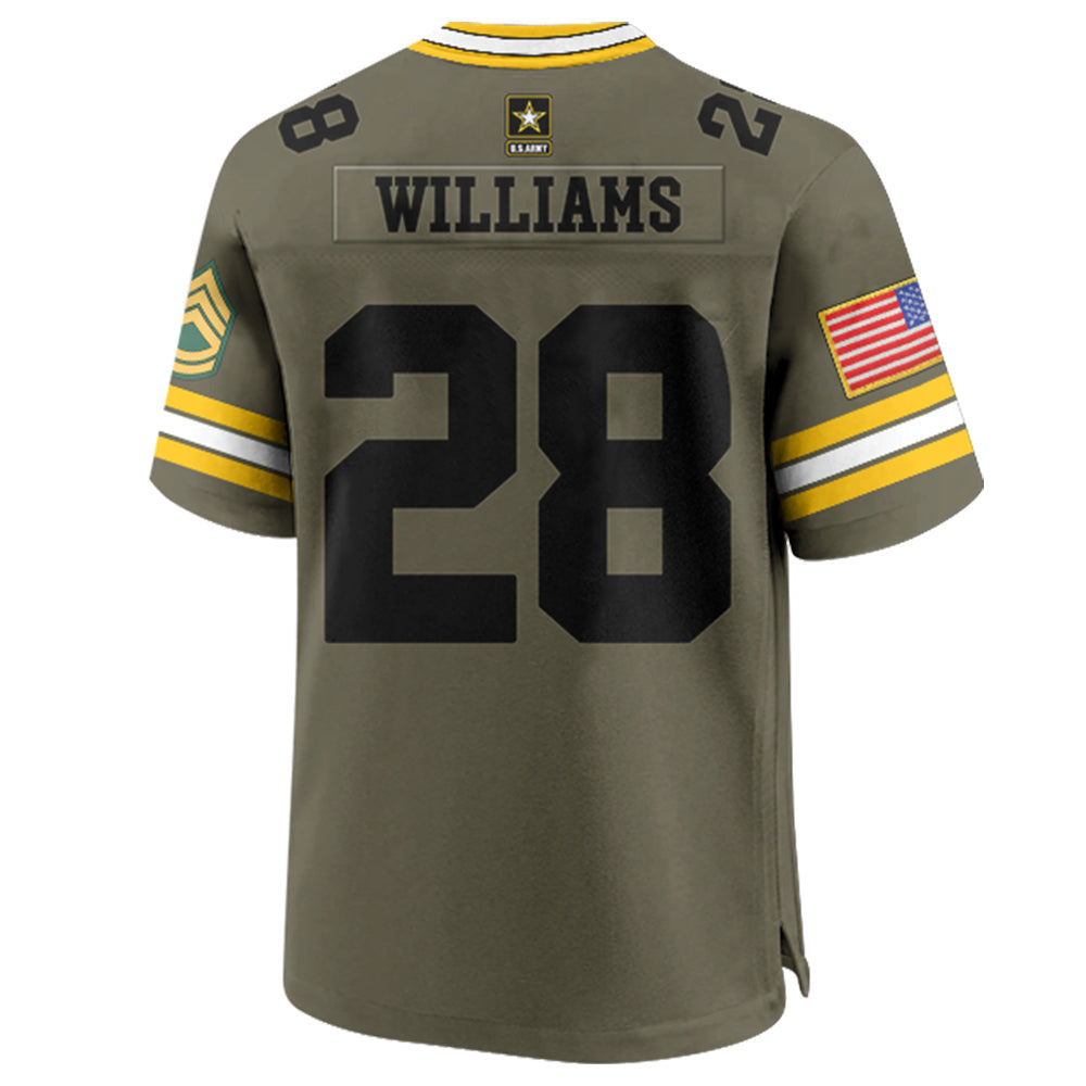 US Military Football Jersey Custom All Branches Division Unit Gift for ...